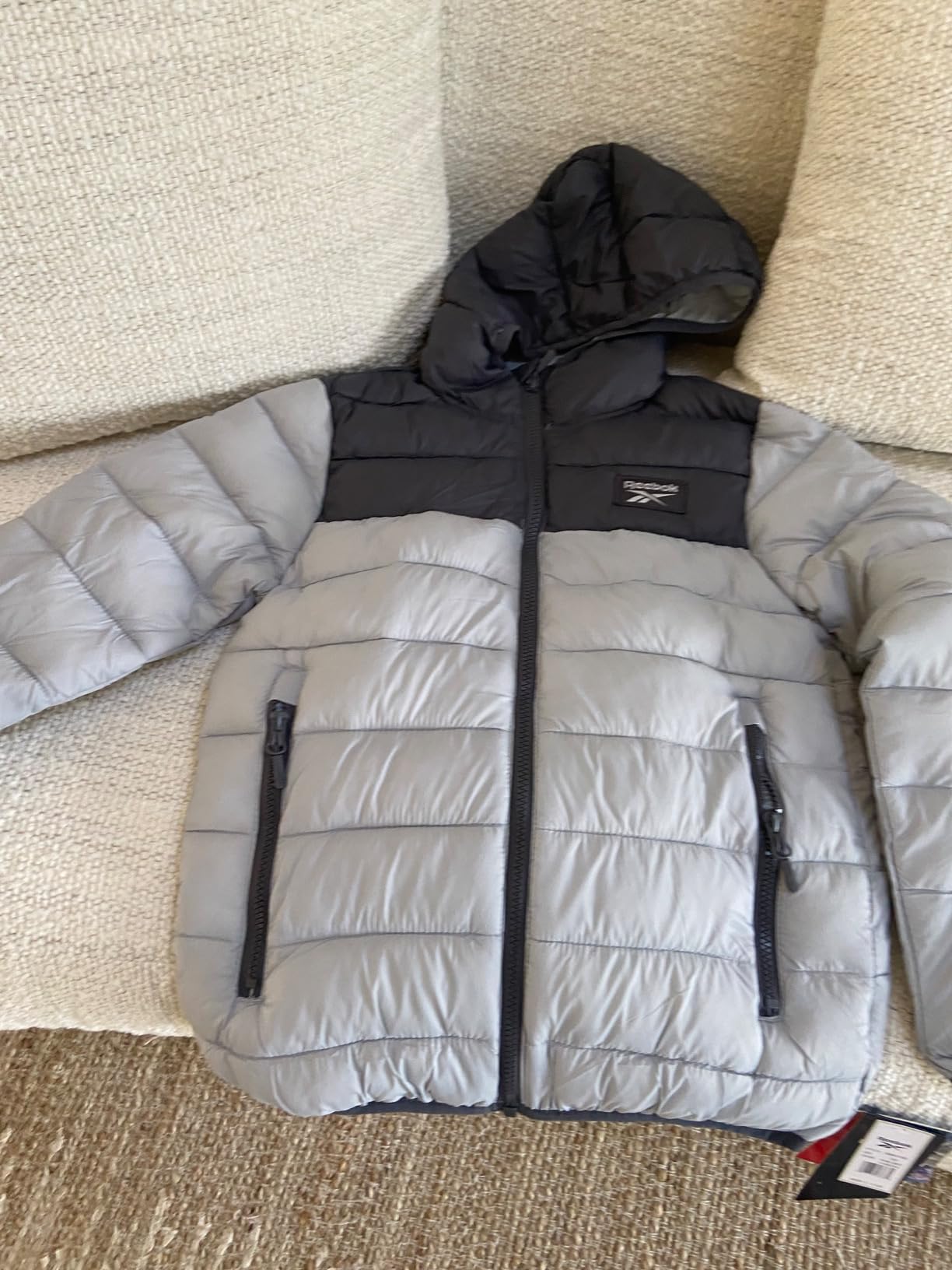 Amazon.com: Reebok Boys’ Jacket – Lightweight Quilted Puffer Coat ...