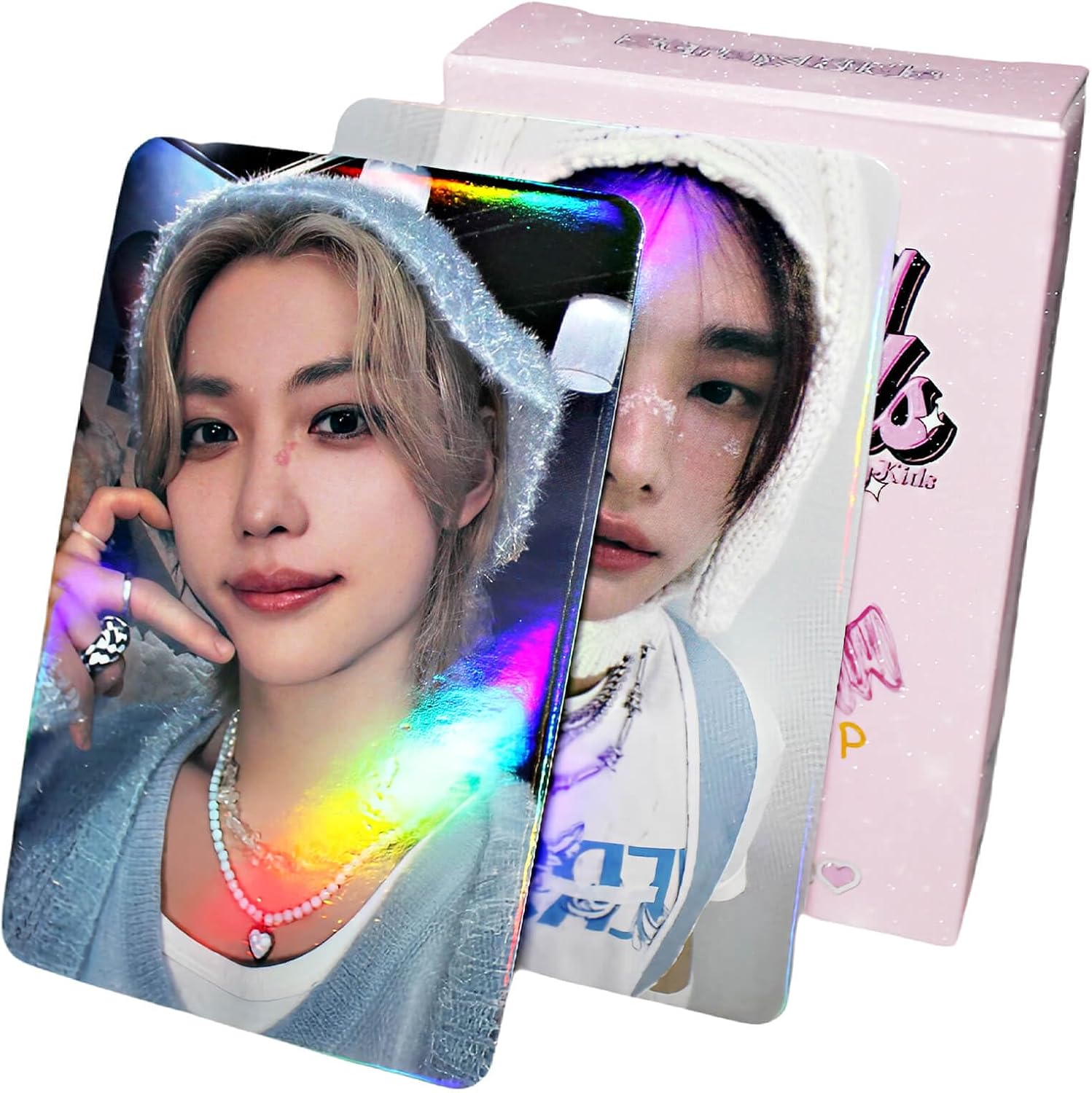 Stray Kids Laser Photocard 55pcs Stray Kids Album Photocard KPOP Stray kids LOMO Cards KPOP ...