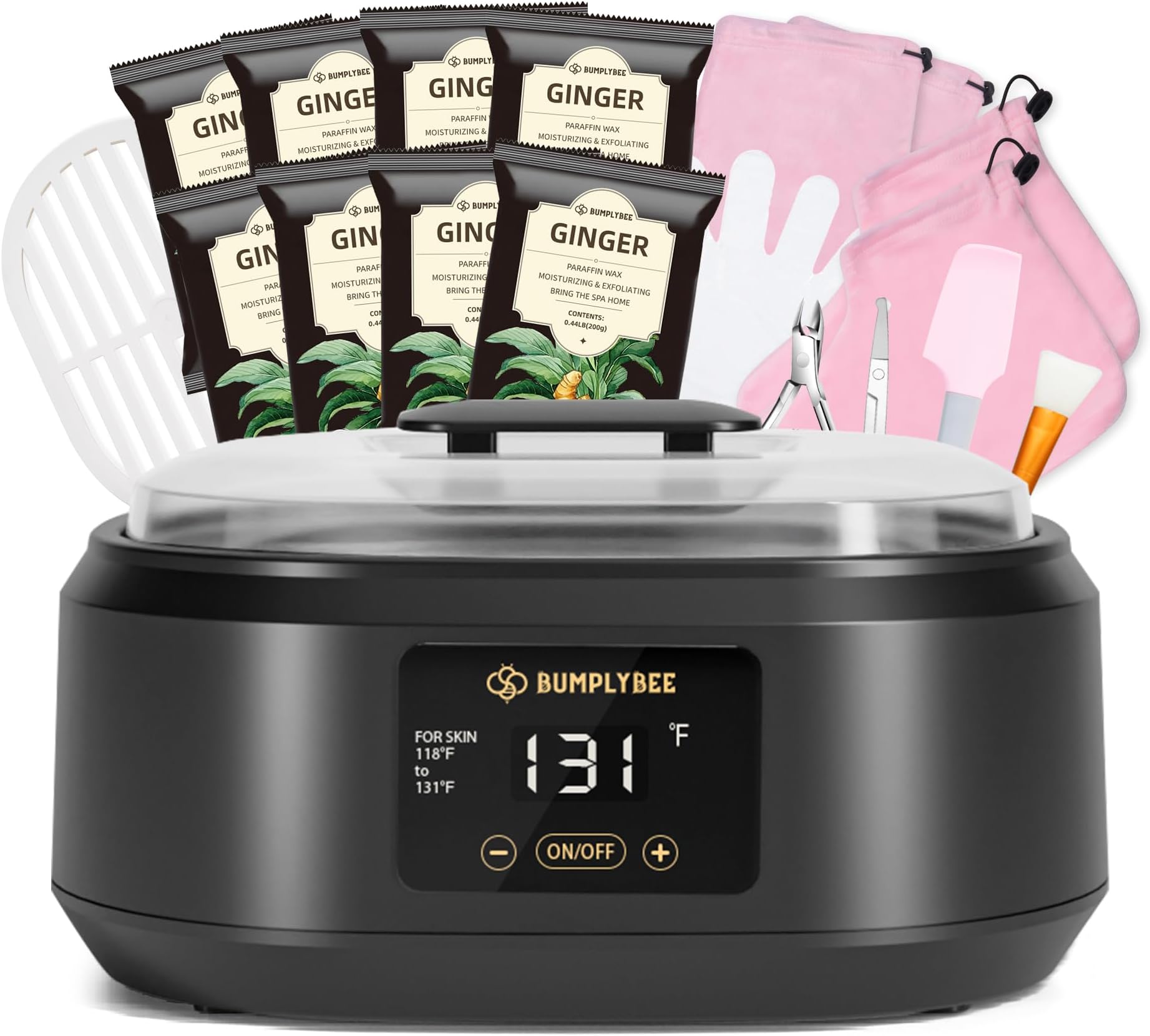 Amazon.com : BUMPLYBEE Paraffin Wax Machine for Hand and Feet - 3500ml ...