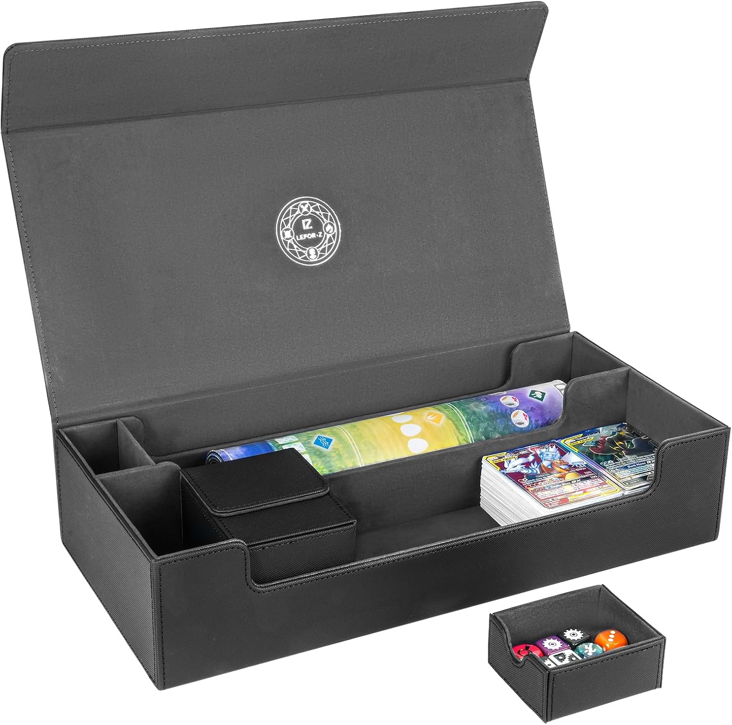 Amazon.com: LEFOR·Z Card Deck Box,X-Large Premium Trading Card Storage ...