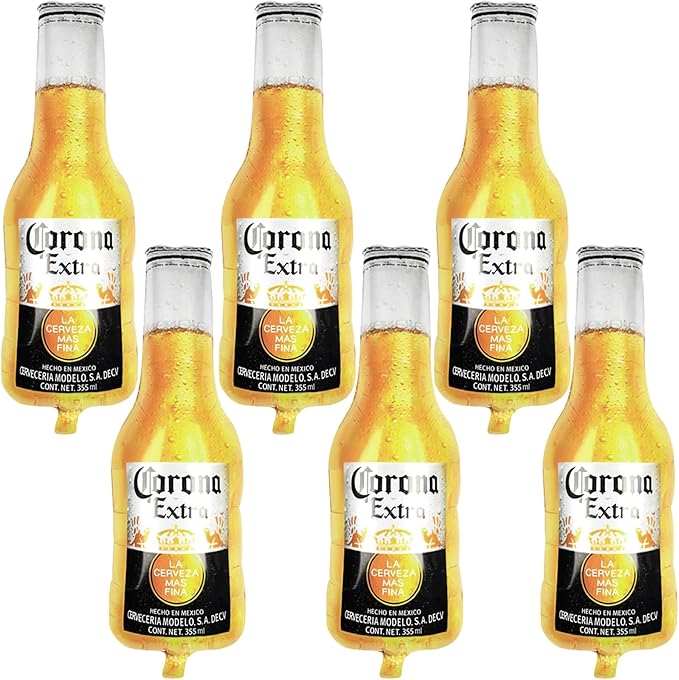 Amazon.com: 6 Pcs Beer Balloons Huge Coro na Beer Bottle Balloons for ...