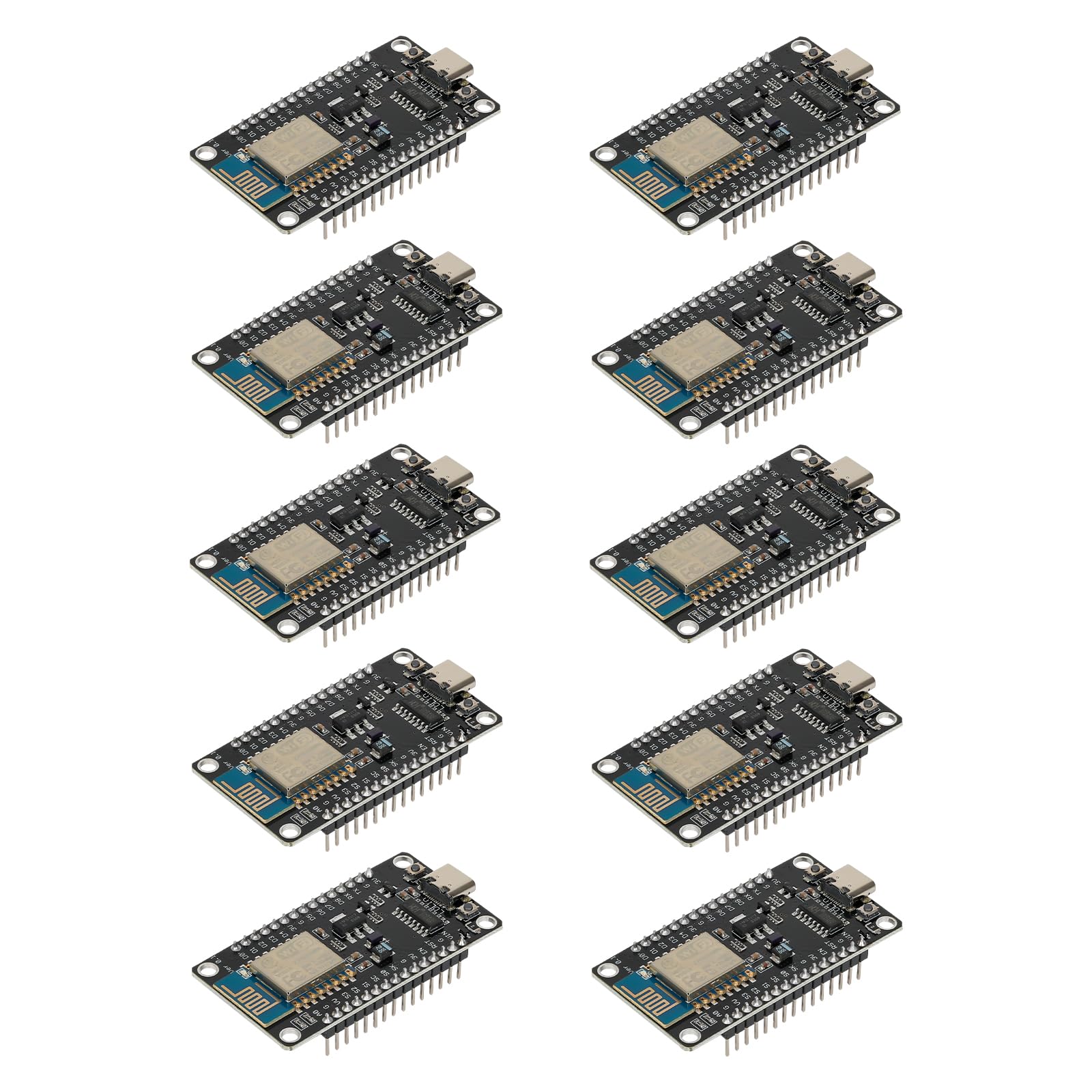 Amazon.com: YEJMKJ 10pcs ESP8266 Serial Wireless Module CH340 ESP-12E NodeMCU LUA WiFi V3 ...