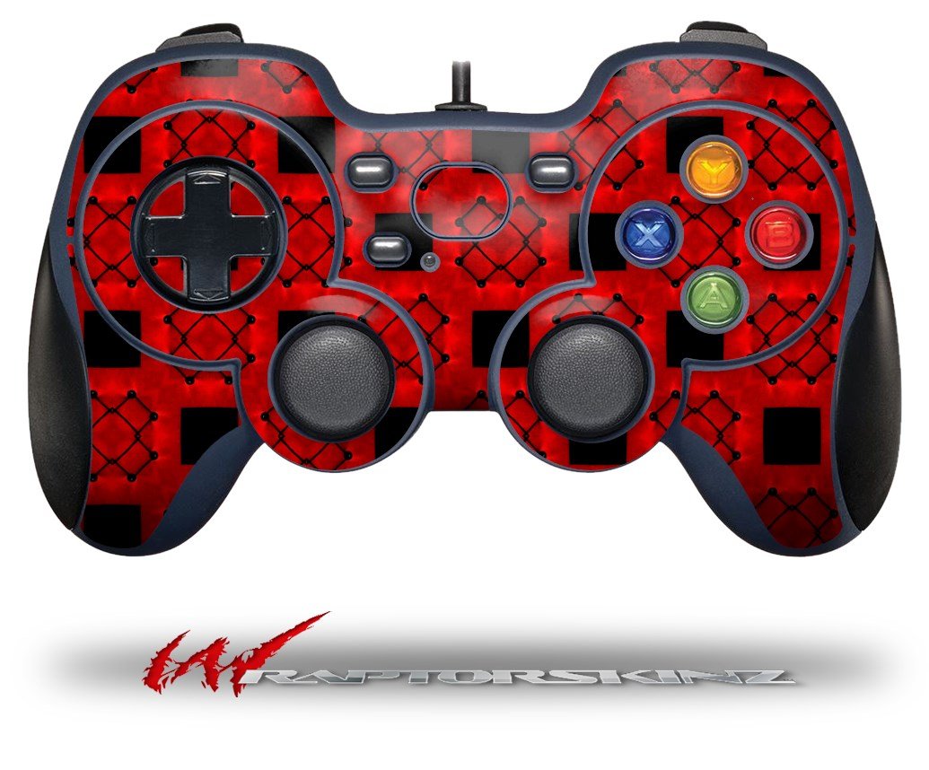 Amazon.com: Criss Cross Red - Decal Style Skin fits Logitech F310 ...