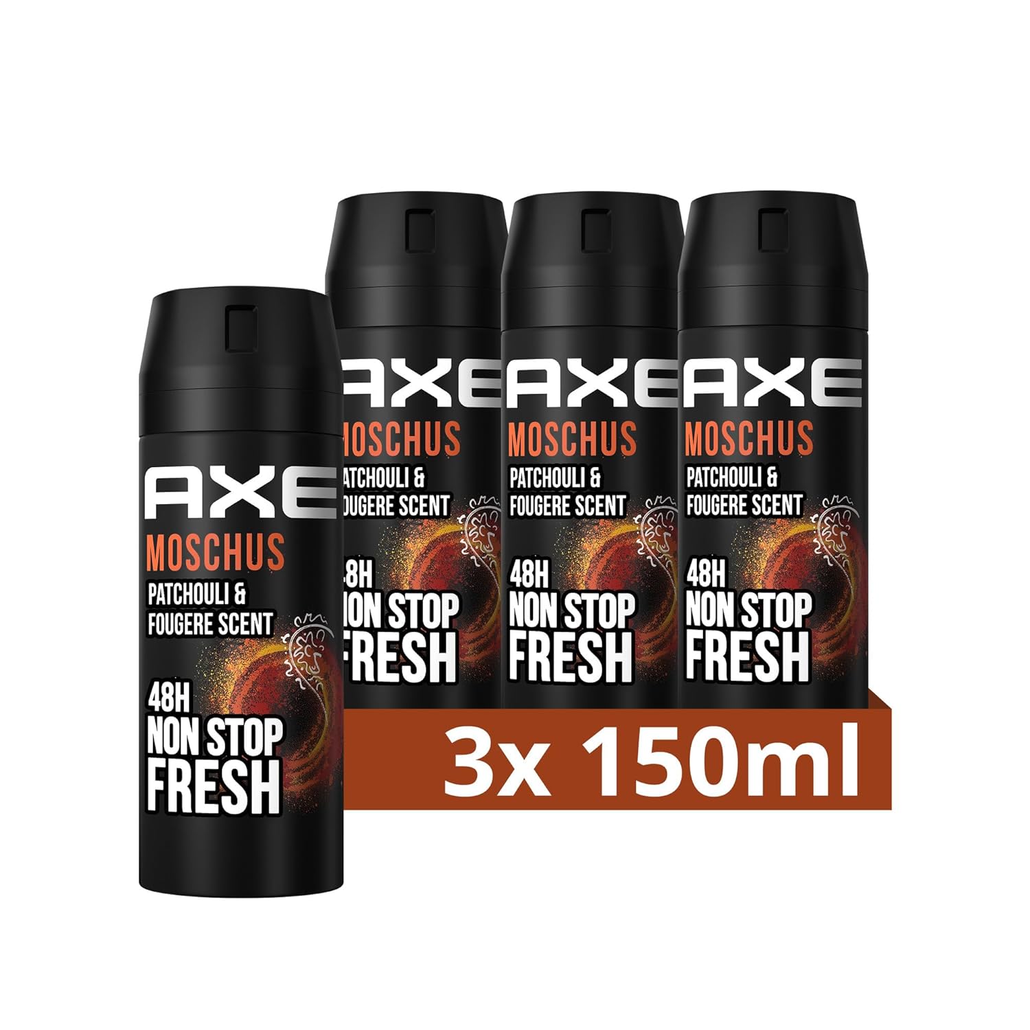 Axe Bodyspray Moschus Deo ohne Aluminium sorgt 48 Stunden lang für ...