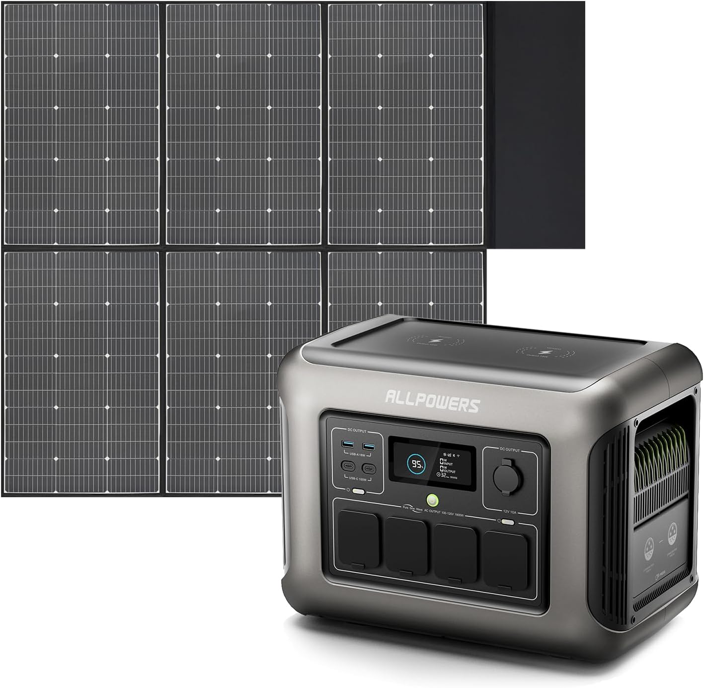 Amazon.com : ALLPOWERS R1500 Portable Power Station with SP039 Solar ...