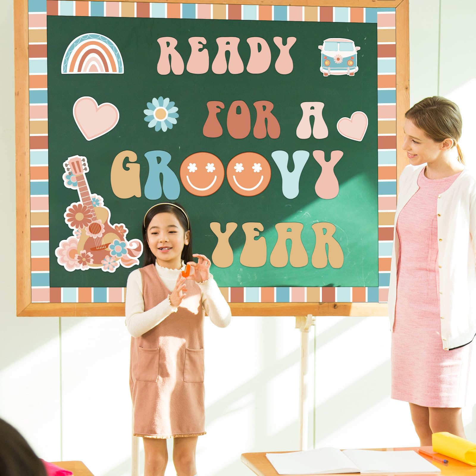 Snapklik.com : ZOiiWA Groovy Retro Bulletin Board Decoration Groovy ...