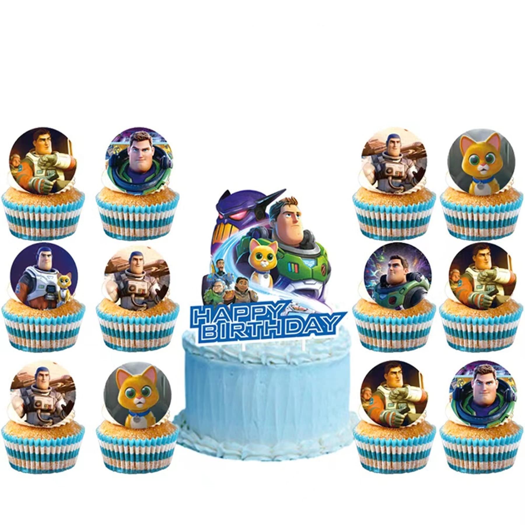 Buzz Lightyear Cupcake Toppers