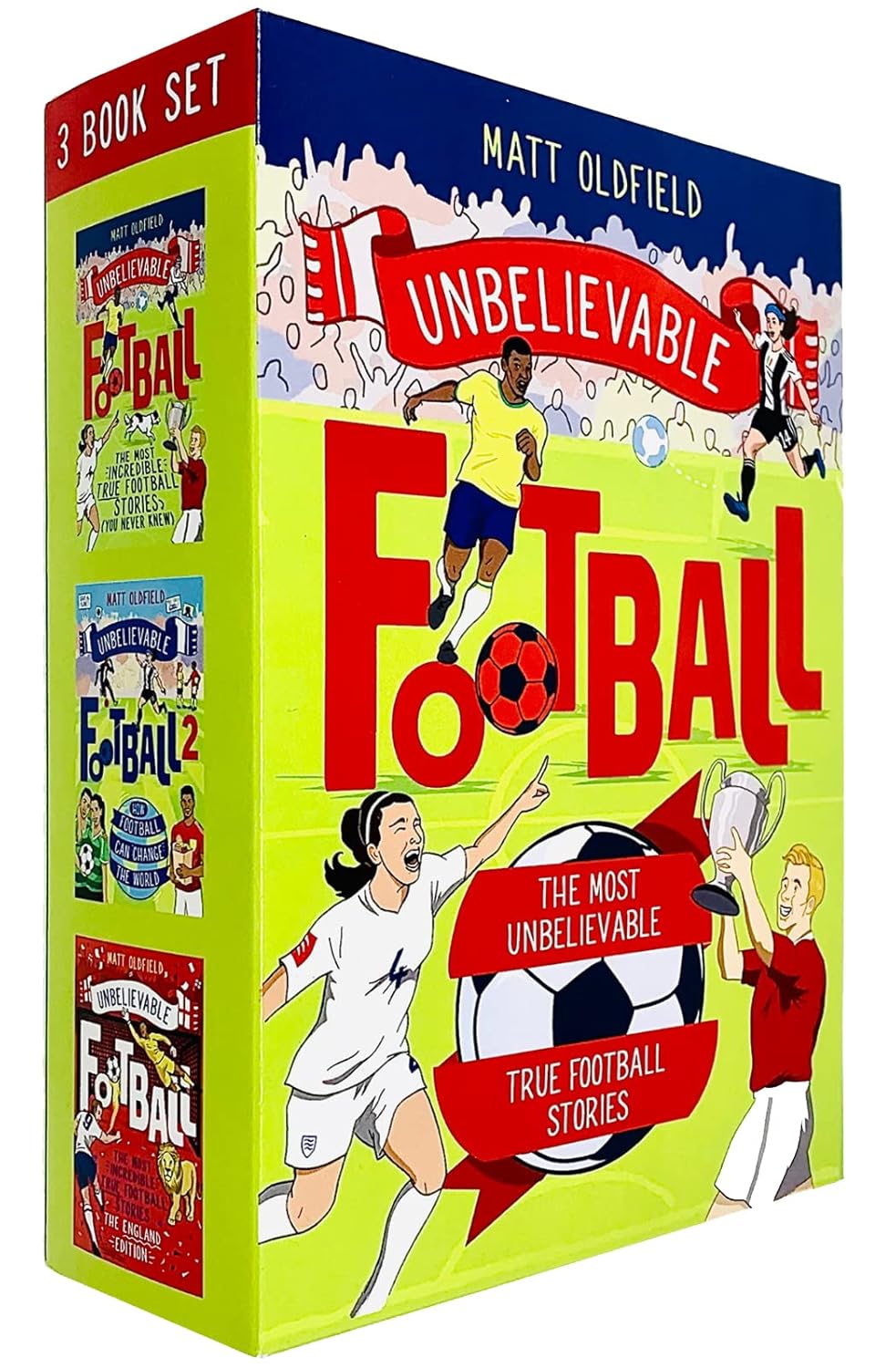 Unbelievable Football True Stories 3 Books Collection Box Set By Matt ...