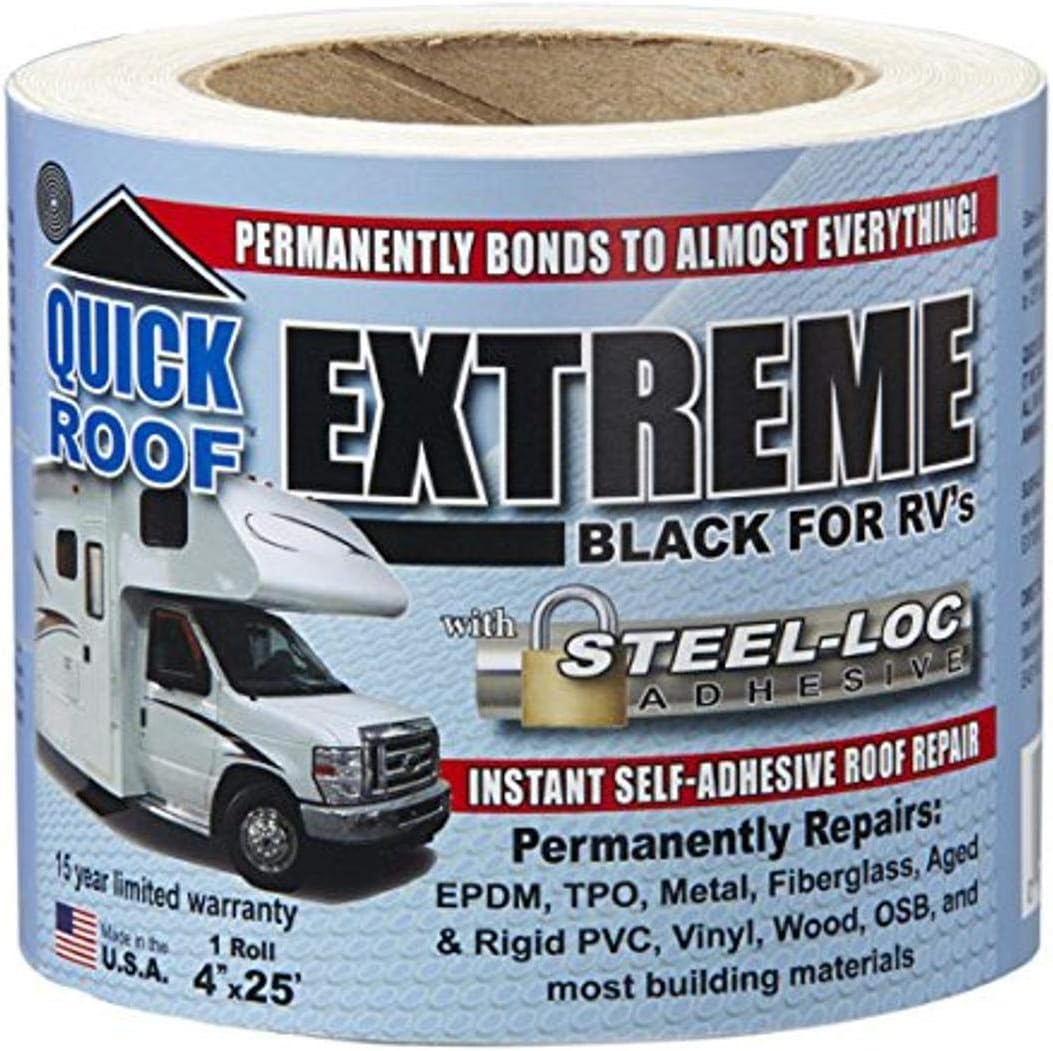 Amazon.com: COFAIR PROD Cofair B-UBE425 Quick Roof Extreme Black 4" x ...