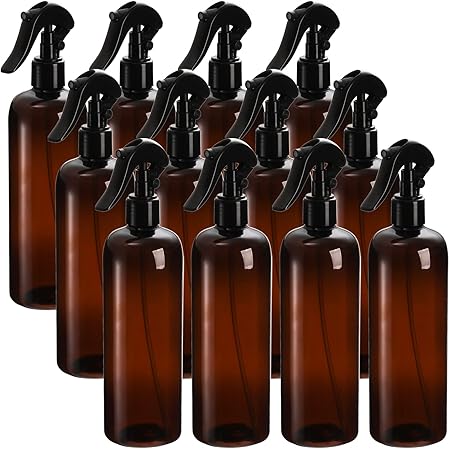 Amazon.com - Bekith 12 Pack Plastic Spray Bottles with Black Fine Mist ...