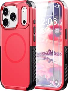 Amazon.com: Diverbox Magnetic for iPhone 17 Pro Case-(Compatible with MagSafe) Heavy Duty ...