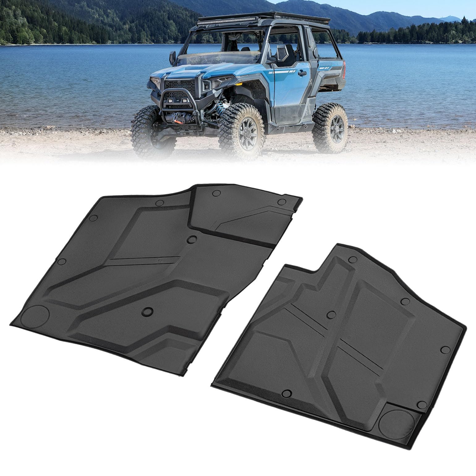 Amazon.com: KEMIMOTO TPE Floor Mats Compatible with Polaris Xpedition ...