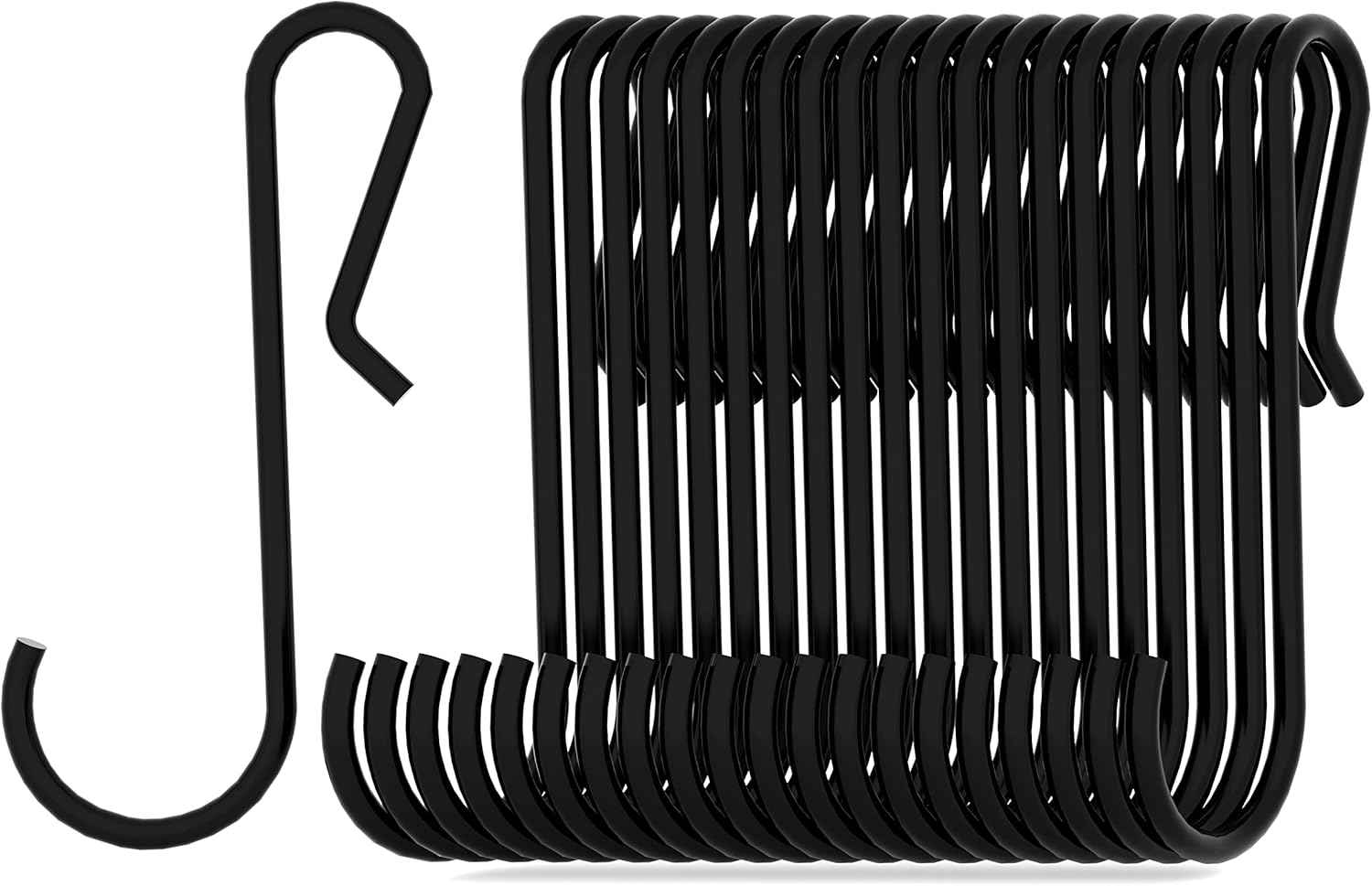 Amazon.com: owosald Pot Hook for Hanging Black Metal s Hooks for ...