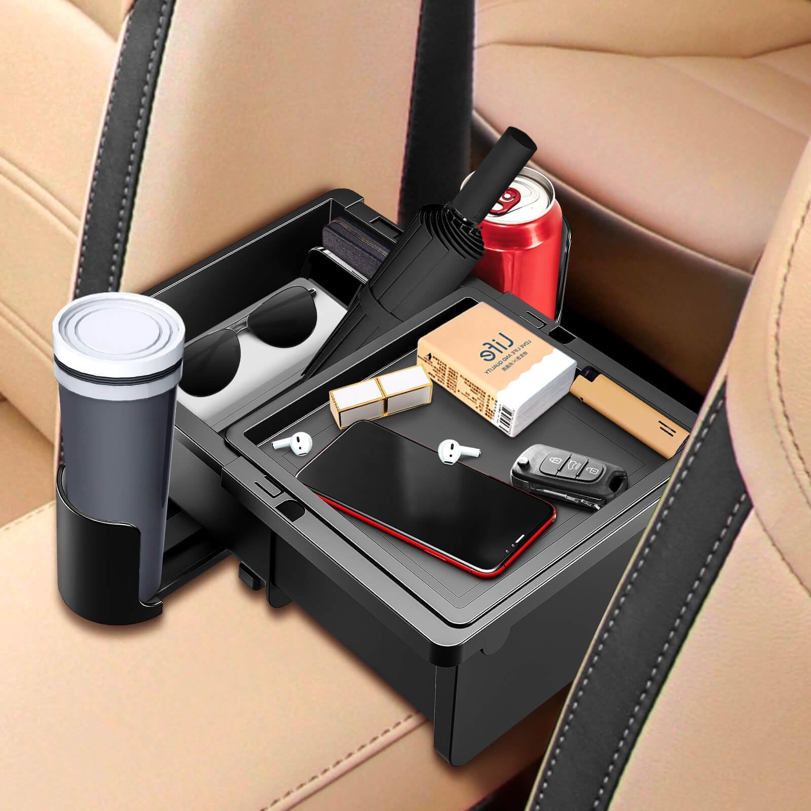 Amazon.com: CHEYA Car Center Console Storage Box, for Land Rover Range ...