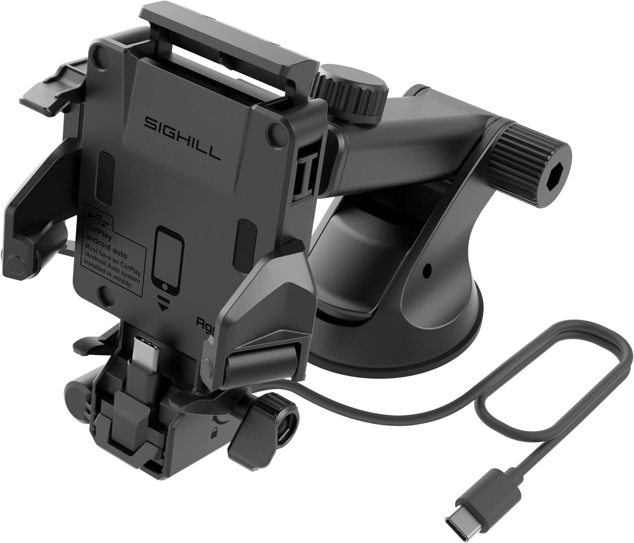 Amazon.com: SIGHILL NO-Look Docking Agena G1 Charging Phone Holder ...