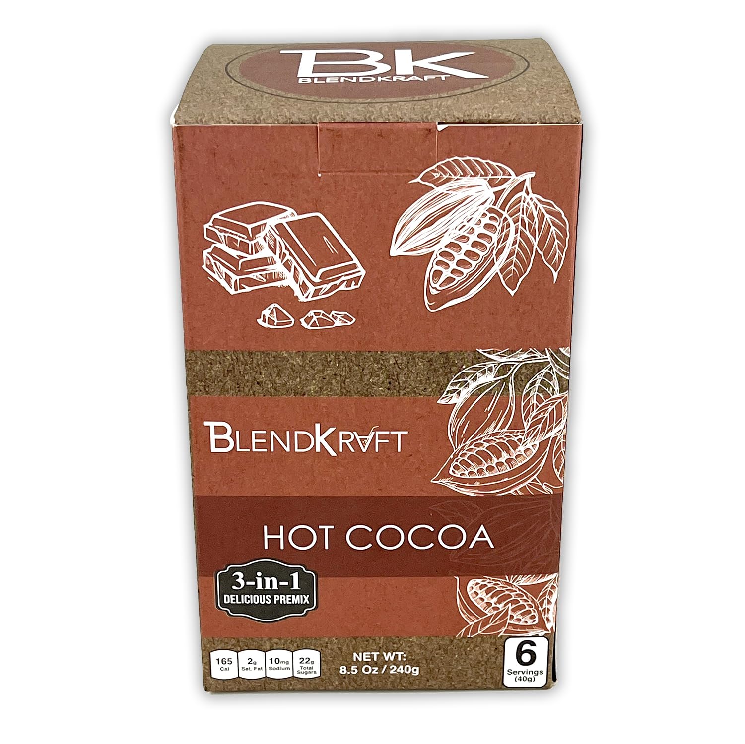 Amazon.com : BLENDKRAFT HOT COCOA- Instant Mix | Natural Ingredients ...