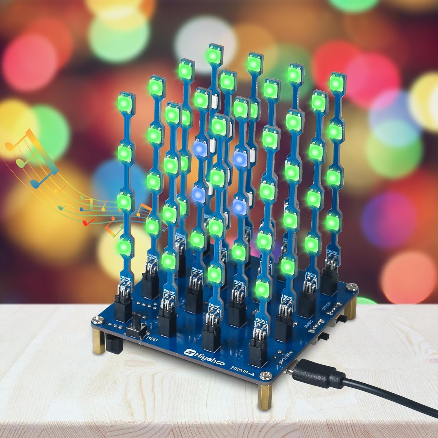 Soldering Practice Kit, RGB 3D Led Cube Kit with 9 Lighting Modes and ...