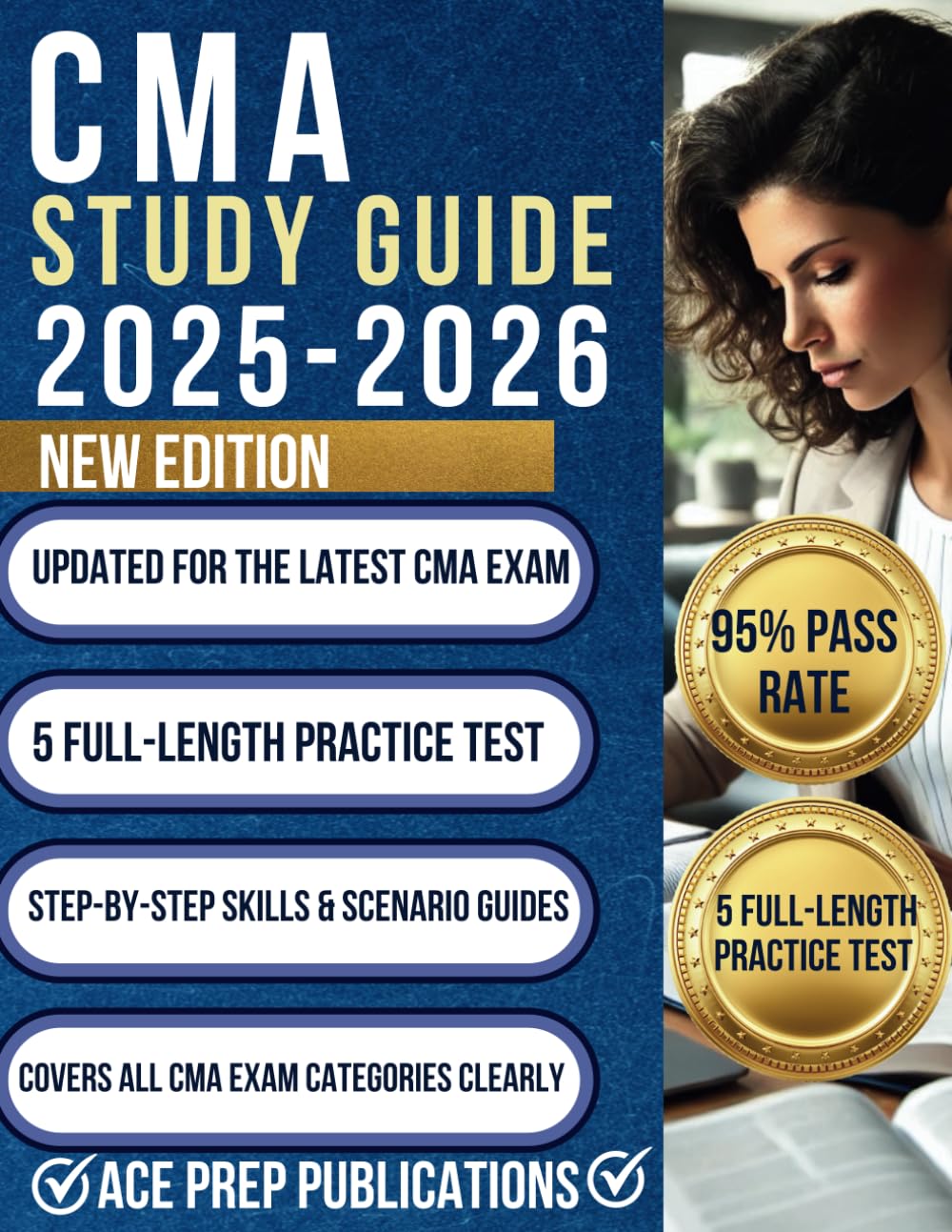 CMA STUDY GUIDE 2025-2026: 5 Full-Length Practice Tests with Detailed ...