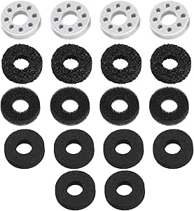 Amazon.com: ECSiNG 18pcs Precision Aim Assist Rings Sponge Rings ...