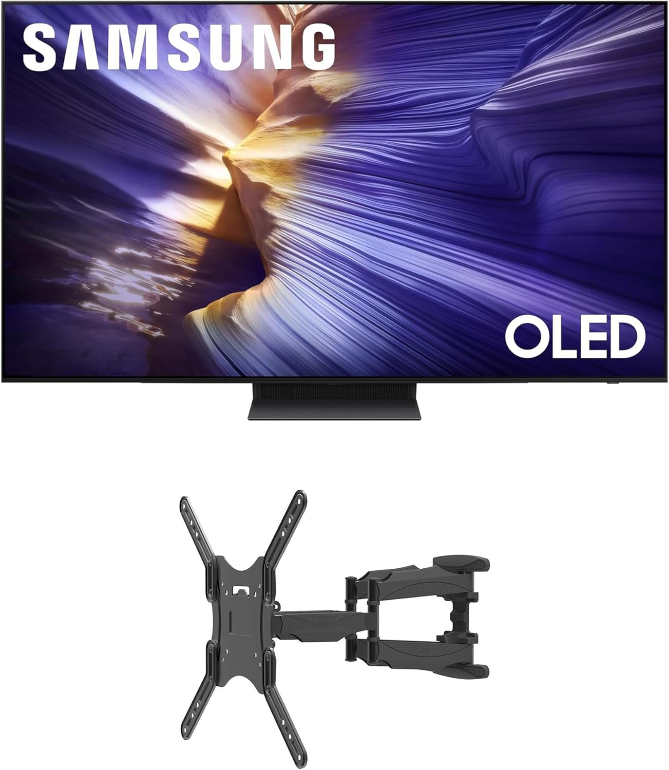 Amazon.com: Samsung QN55S90FAFXZA 55 Inch 4K OLED Smart TV with a Kanto ...