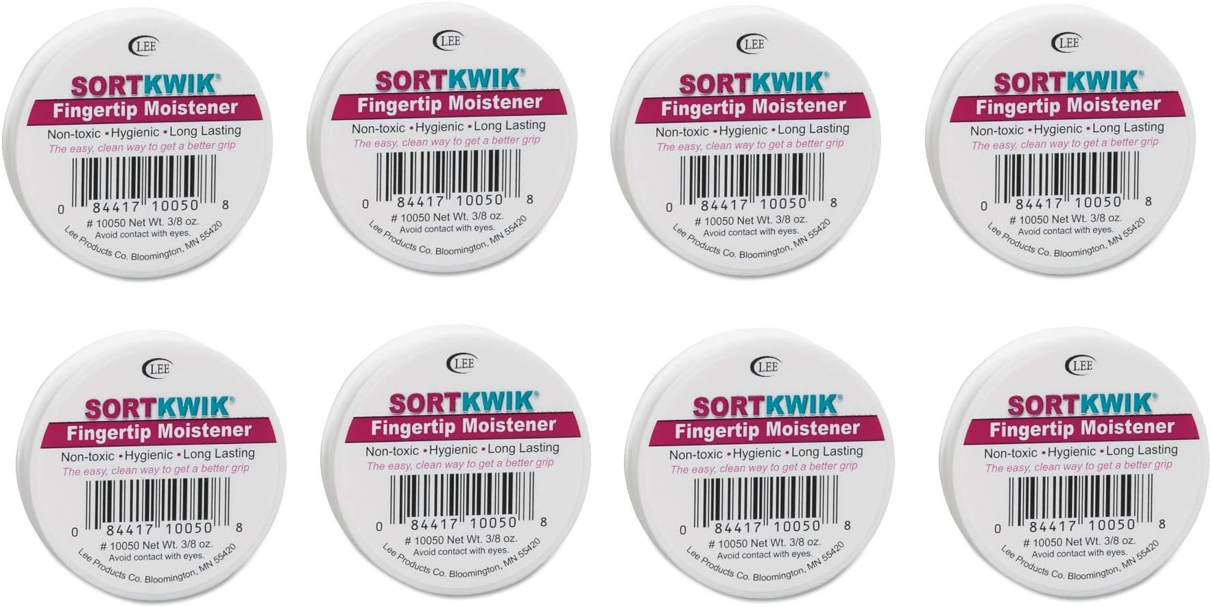 Amazon.com : Lee 10050 Sortkwik Fingertip Moisteners, 3/8 Ounce, Pink ...