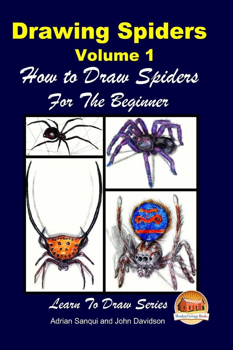 Arachnid Diagram Spider Coloring And Drawing Book For Kids Ages 3 8: