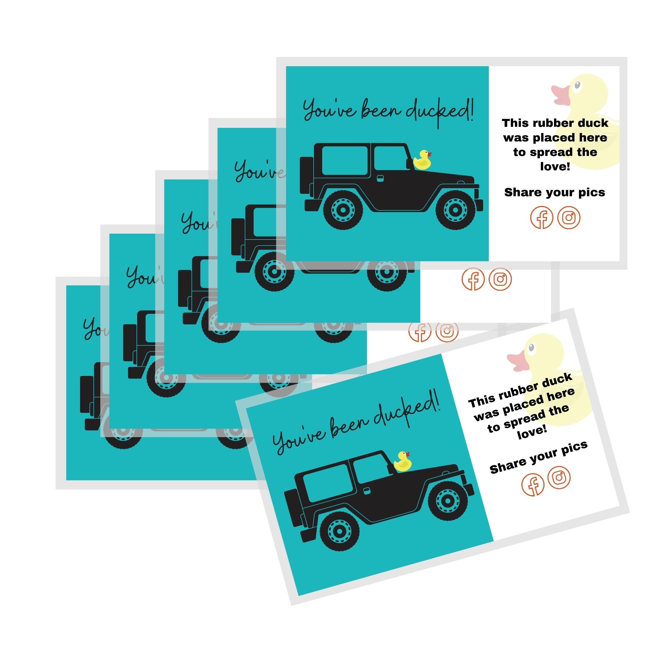 Snapklik.com : You Have Been Ducked Card 50 Pack Duck Duck Ducking Game ...