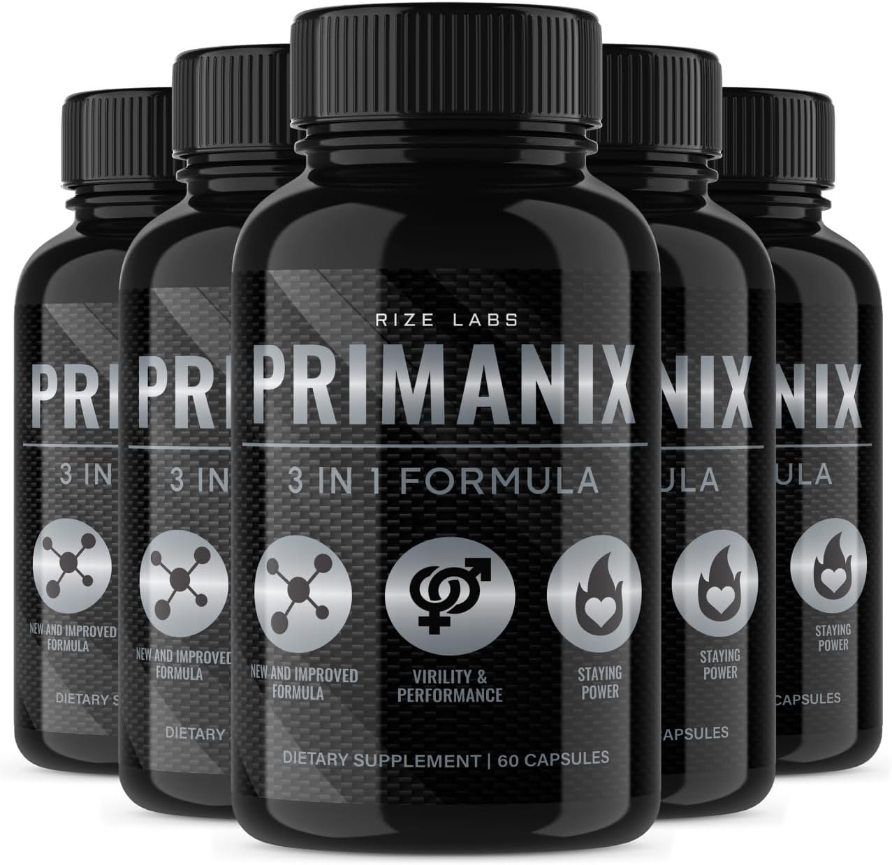 (5 unidades) Primanix Píldoras, Primanix Pro para hombres, fórmula ...