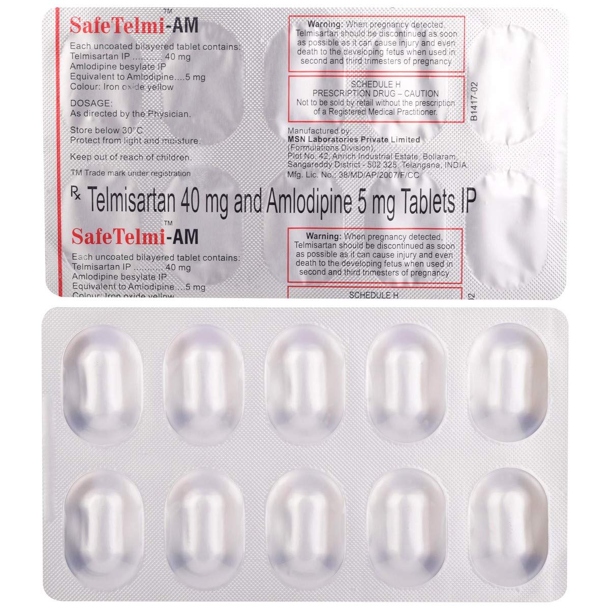 Safetelmi AM - Strip of 10 Tablets : Amazon.in: Health & Personal Care