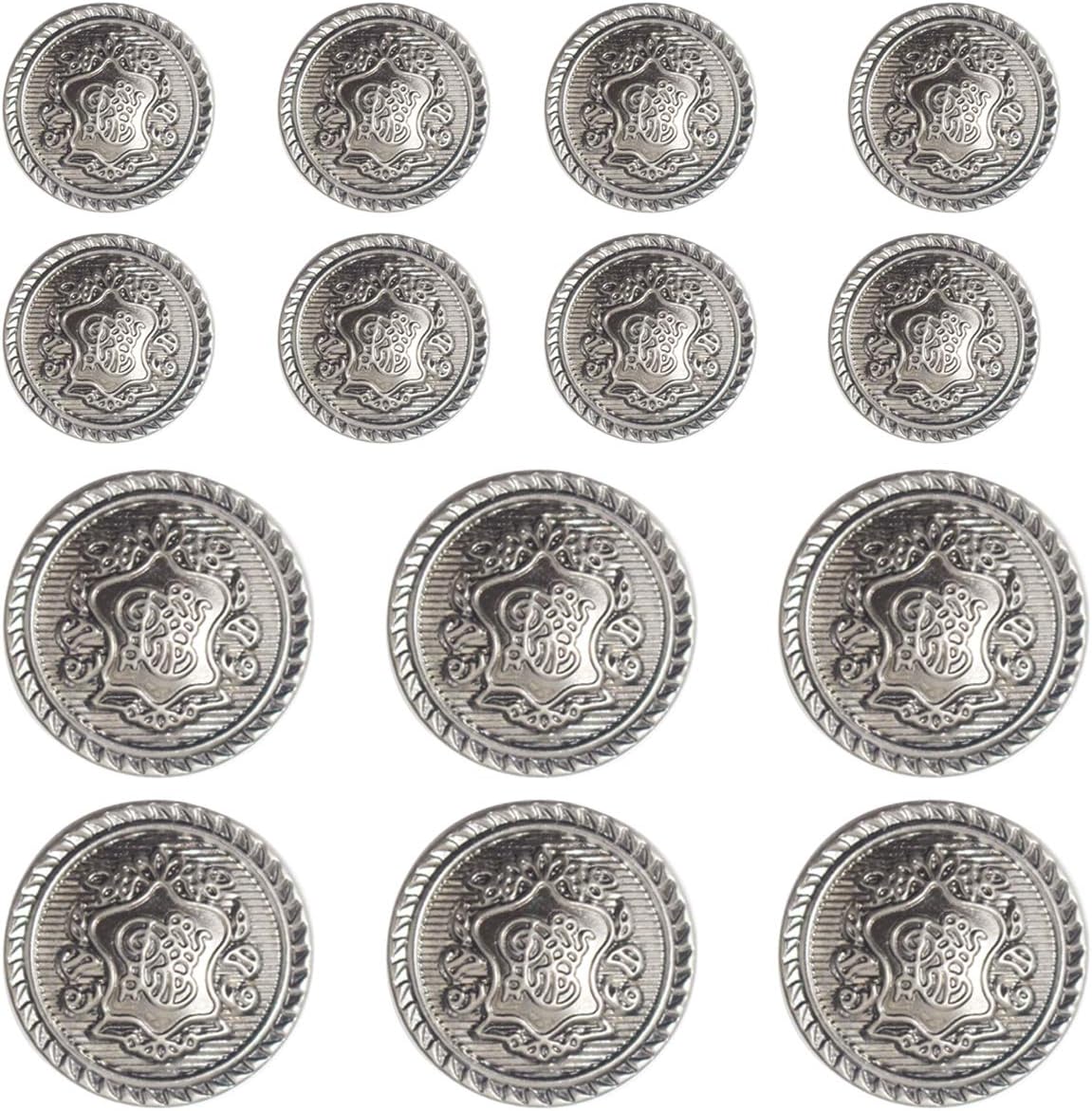 Amazon.com: Uniform Shirt Buttons - 'P' in Wreath - Nickel - Set of 4 ...