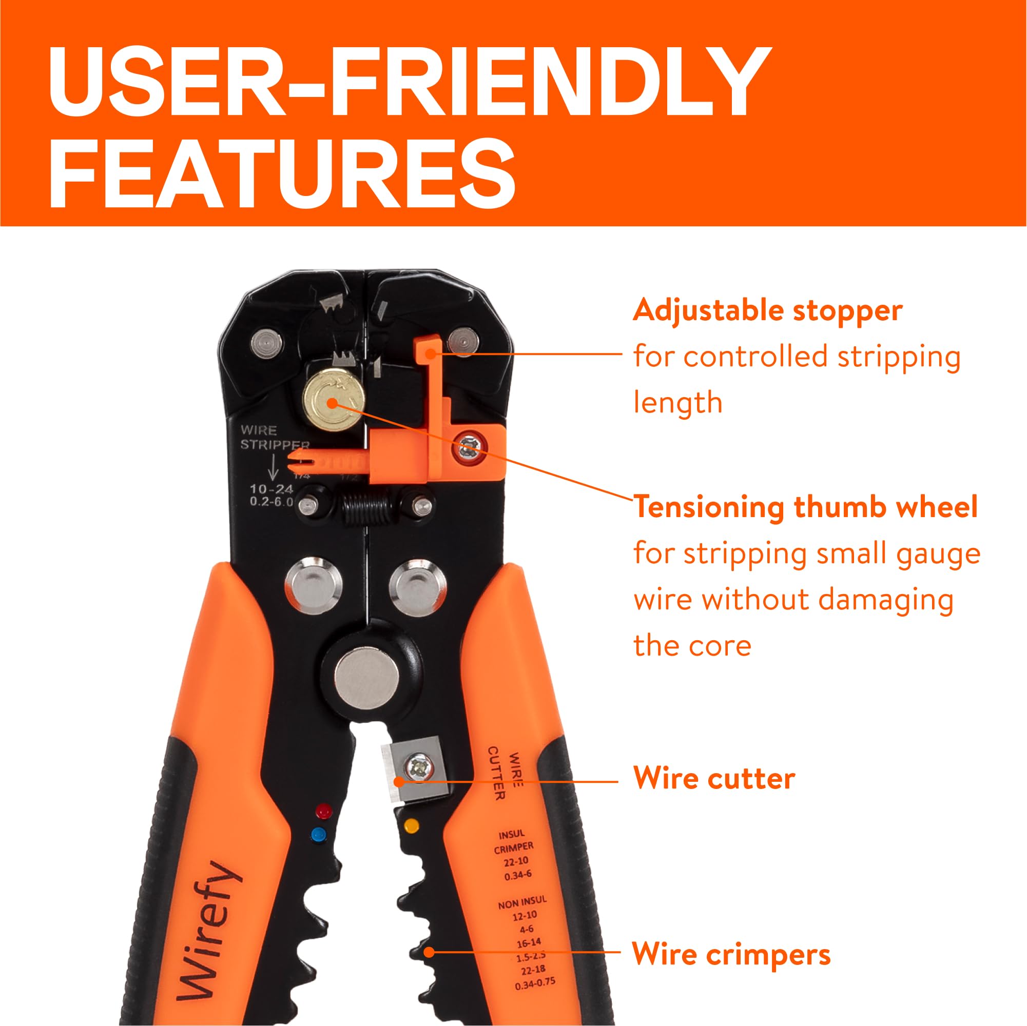 Snapklik.com : Automatic Wire Stripper Tool - Self Adjusting Wire ...