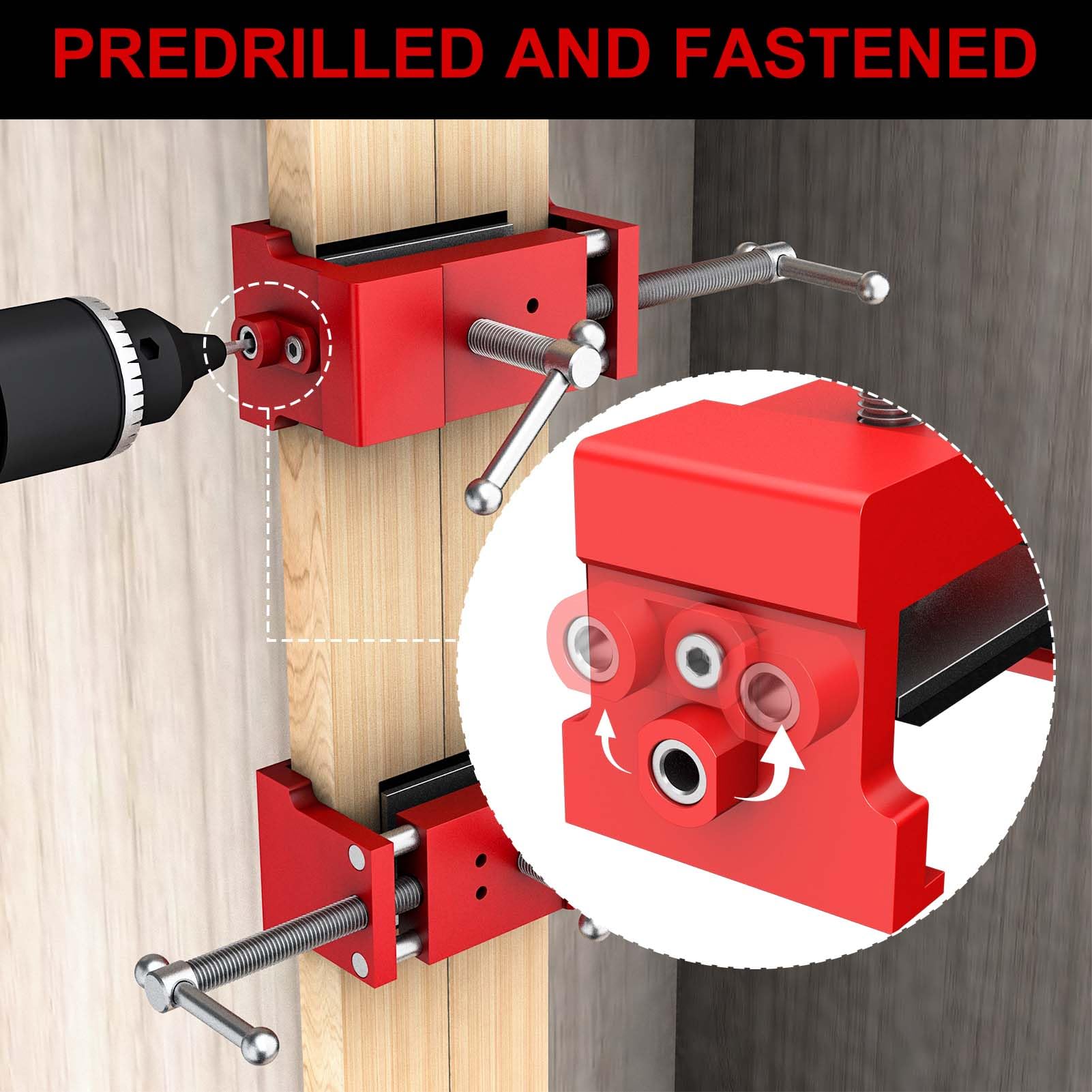 Snapklik.com : 4-Pack Cabinet Clamps, Cabinet Clamps For Installing ...