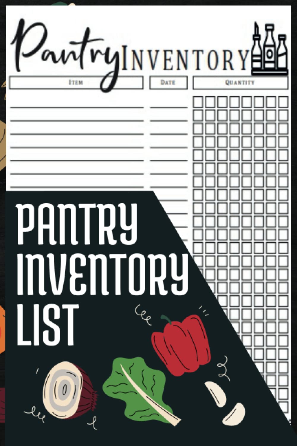 Pantry Inventory List: food inventory log book, Pantry Tracker and ...