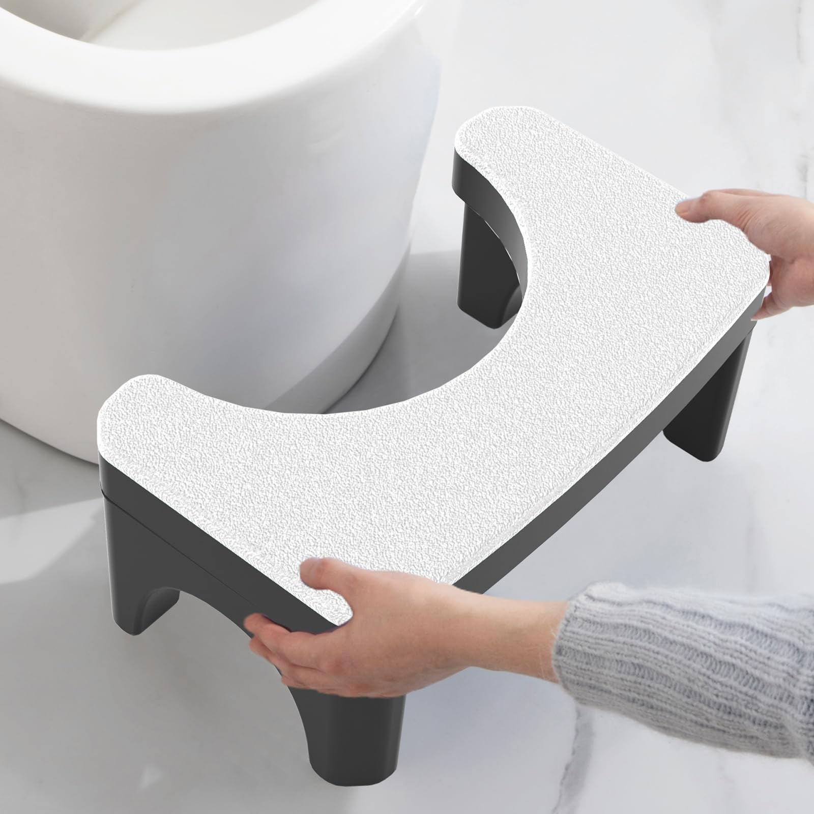 Amazon.com: Bathroom Toilet Stool, Non-Slip Detachable Simple Toilet ...