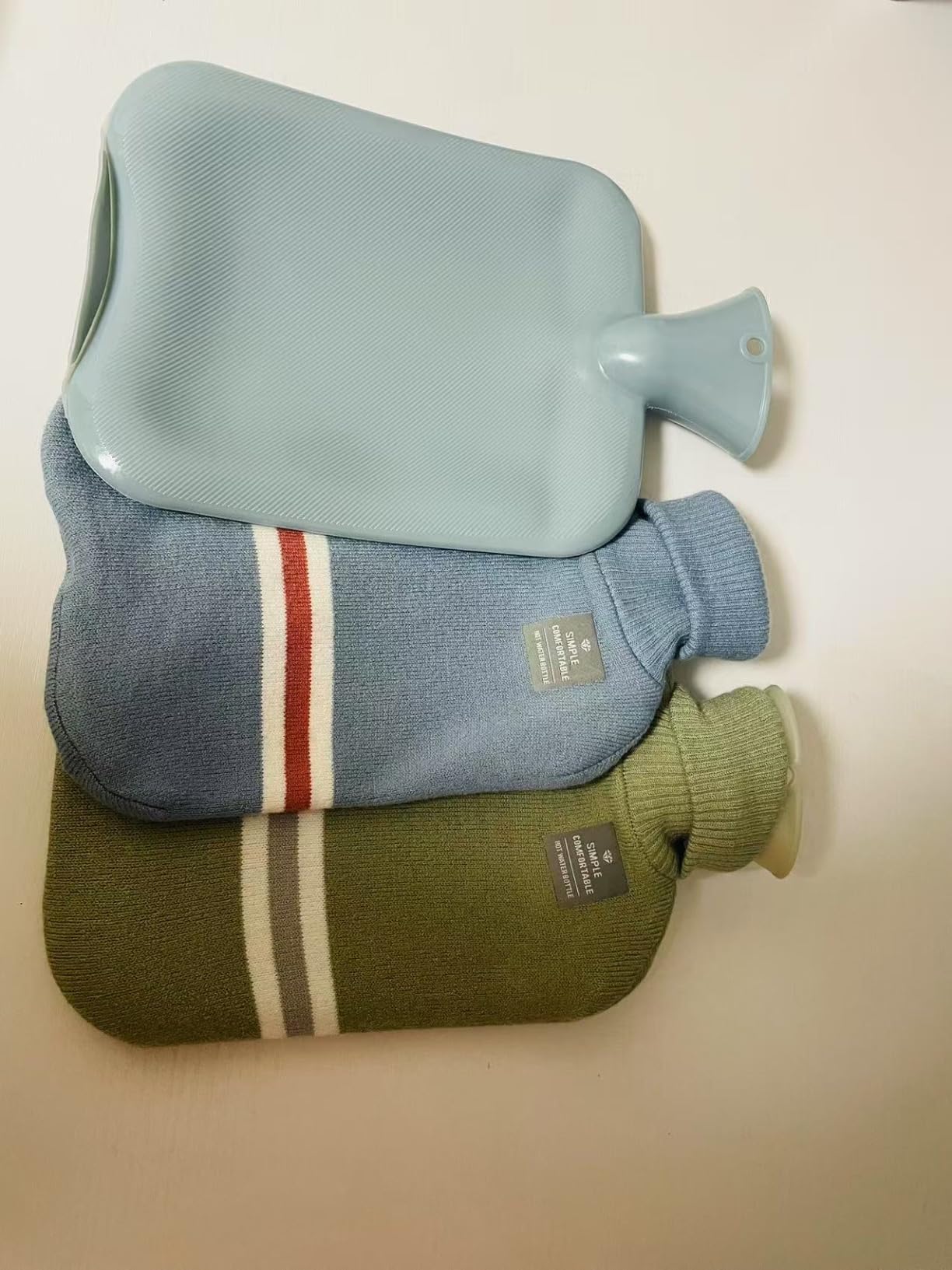 Amazon.co.jp: IPPON 湯たんぽ 1l 2個セットゆたんぽ お湯 注水式 pvc 柔らか カバー付き 热水袋 hot ...