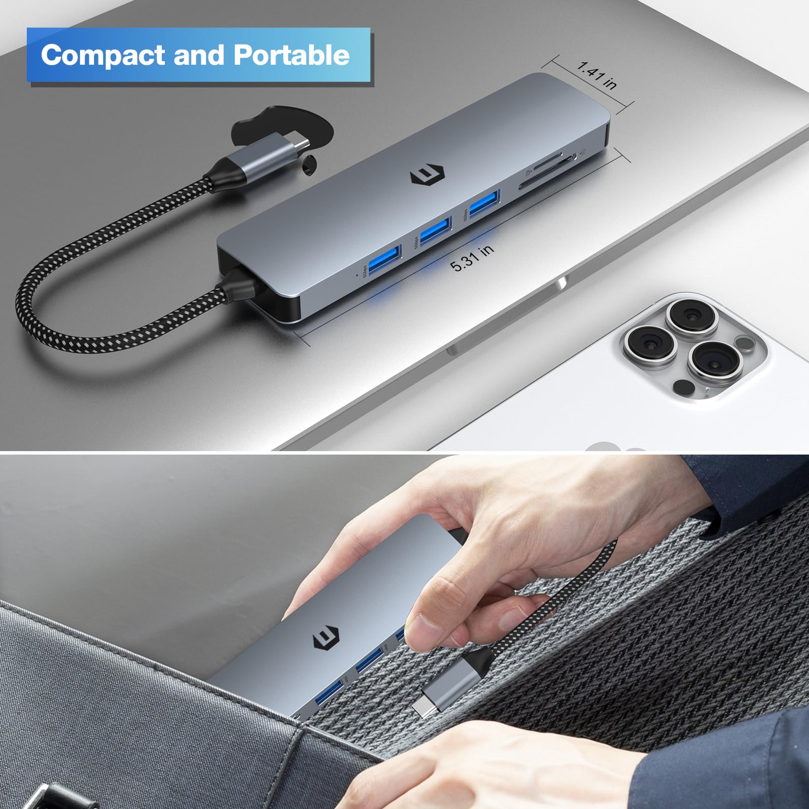 Snapklik.com : USB C Hub, Tymyp Transform Your Device