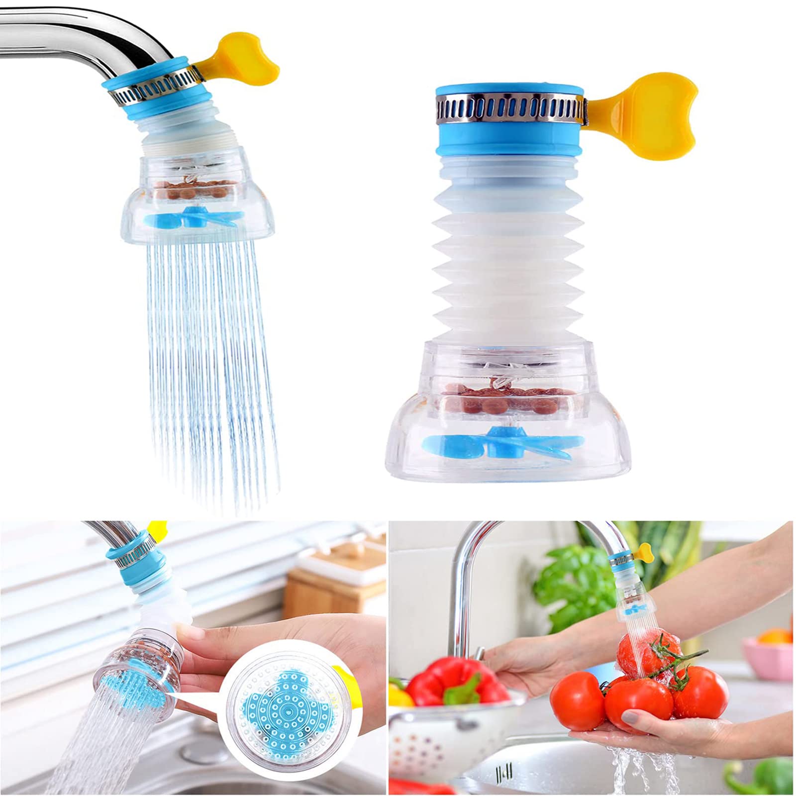 Buy KASTWAVE Portable Faucet Filters, Swivelable Purified Water Filter ...