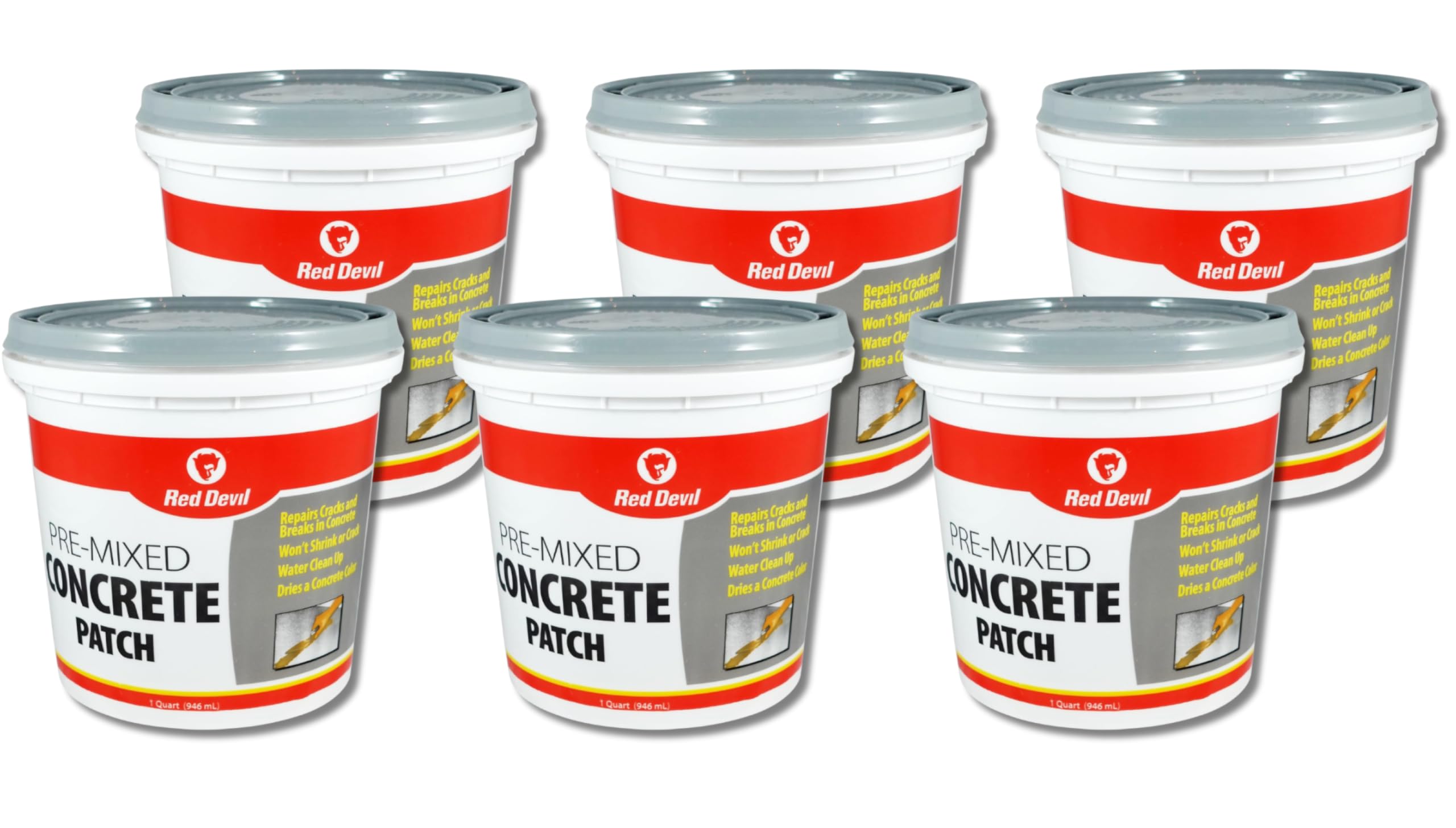 Snapklik.com : Red Devil 0644 Pre-Mixed Concrete Patch