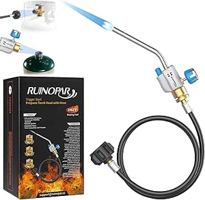 Amazon.com: Propane Torch Head,High Intensity Torch Head,Trigger Start ...