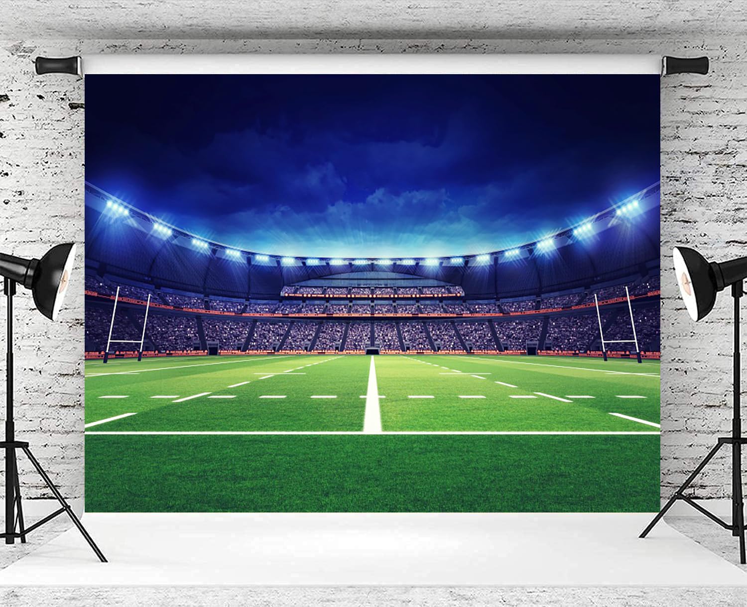 Football Backdrops For Photoshoot 7x5ft Football Field Photo Backdrop ...