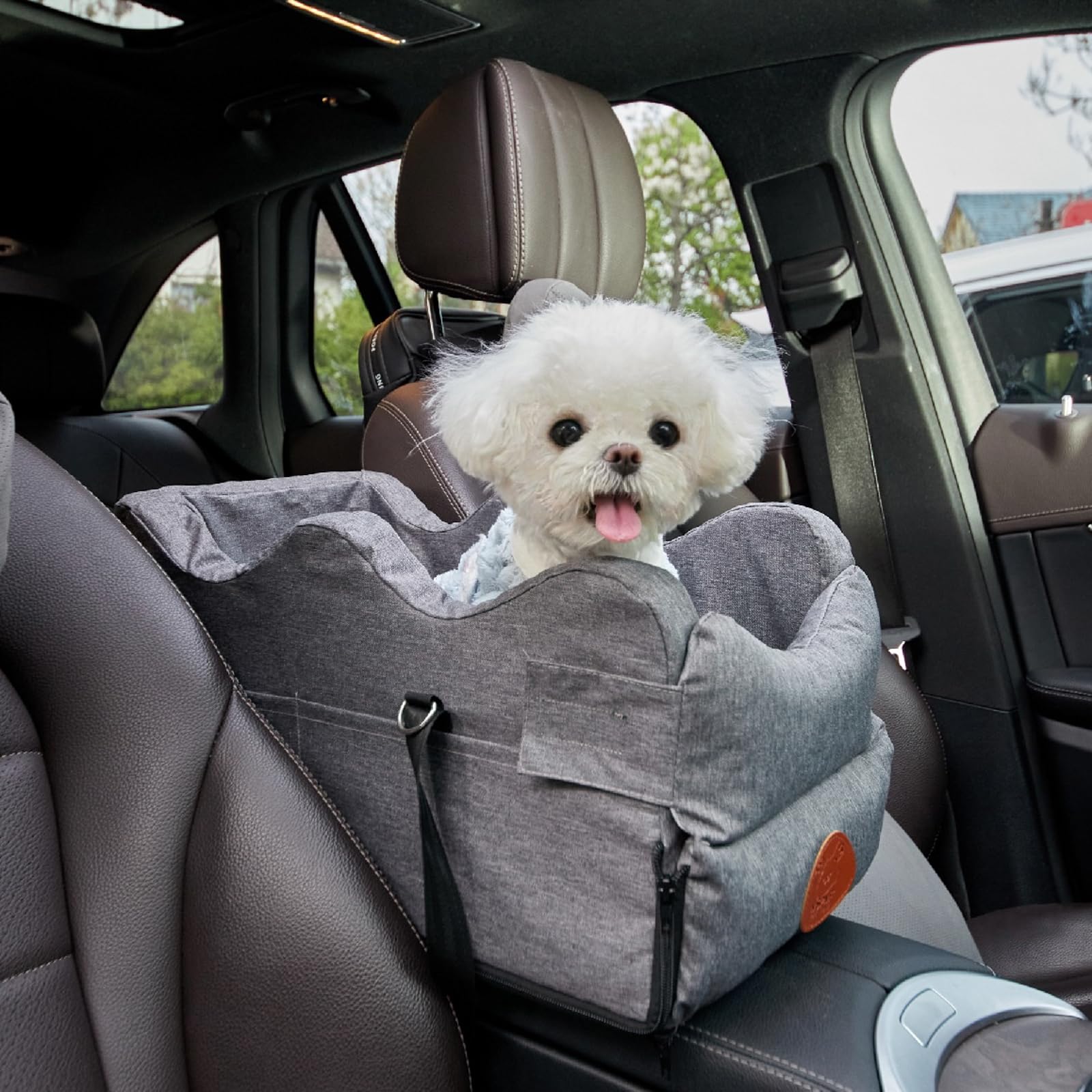 Amazon.com : Center Console Dog Car Seat for Small Dogs, NSPNF Puppy ...