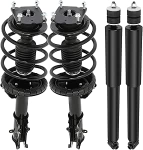 Amazon.com: SCITOO Front Complete Struts Spring Assembly Rear Shocks ...