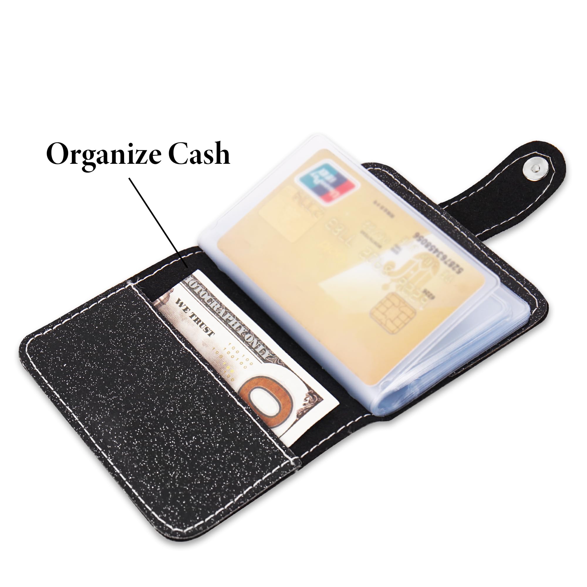Snapklik.com : Jasenna Business Card Holder, Credit Card Holder Case PU ...