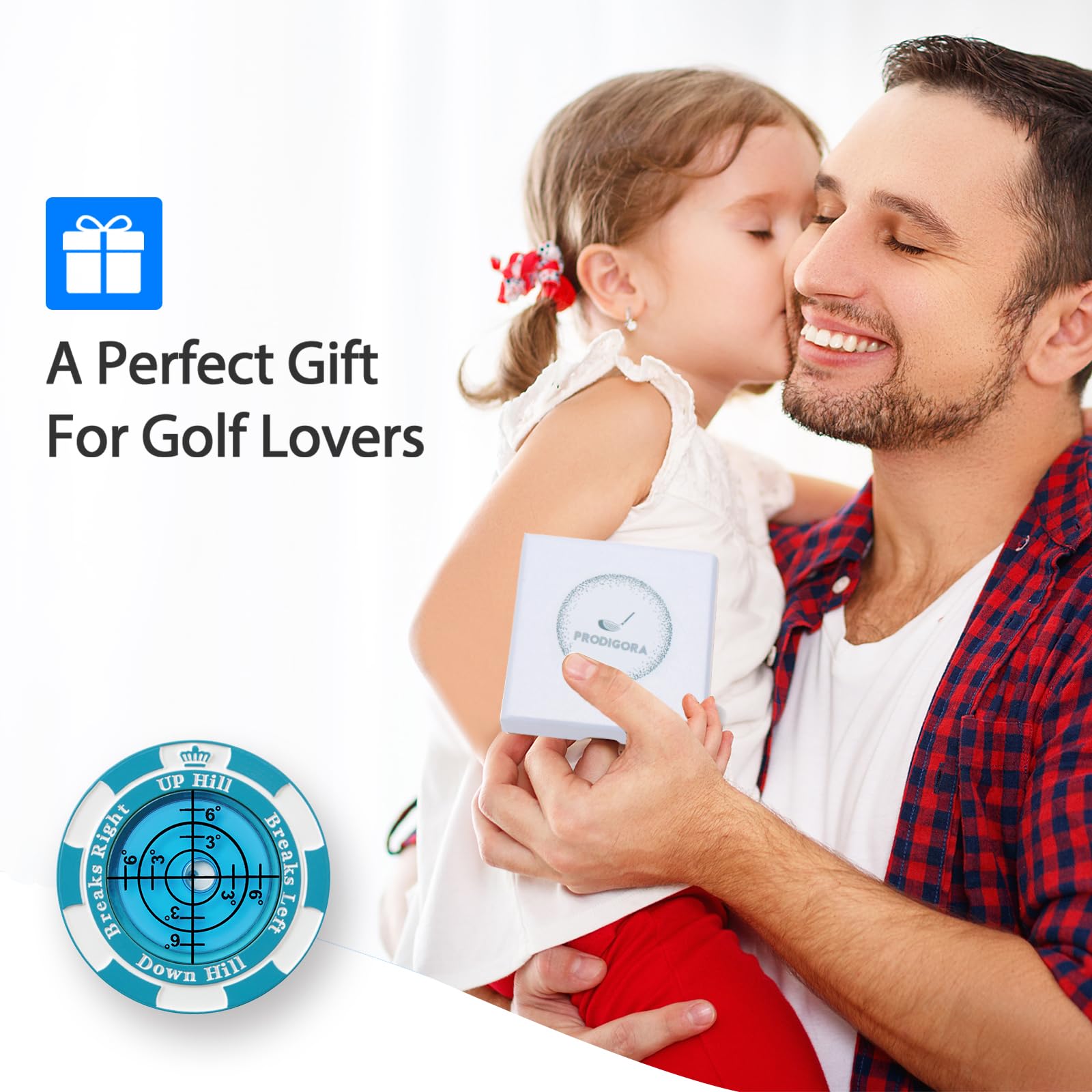 Snapklik.com : SlopeMaster ProGreen Reader - Golf Hat Clip Ball Marker