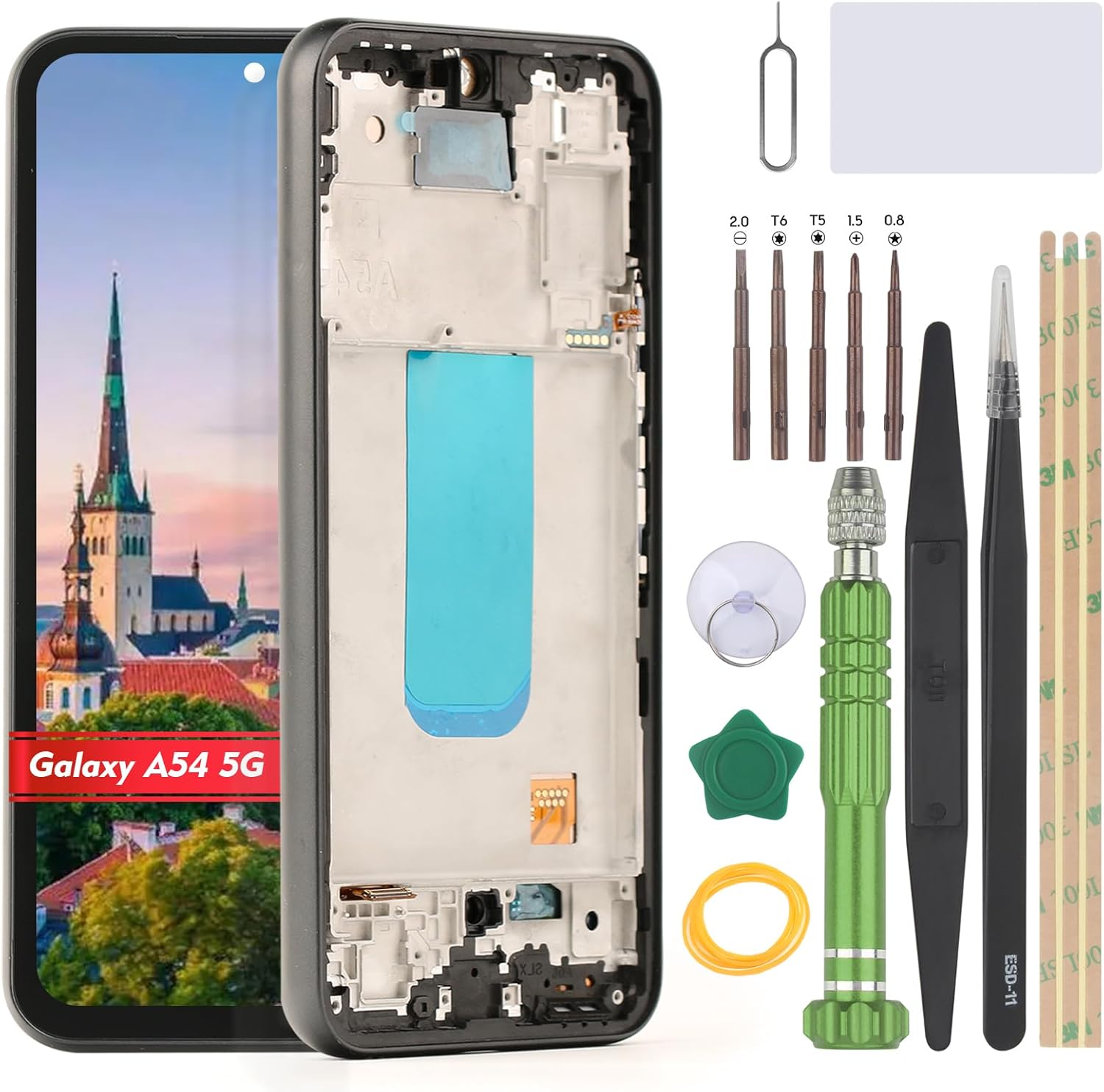 Amazon.com: YHXMARSCAN Screen for Samsung Galaxy A54 5G SM-A546U LCD ...