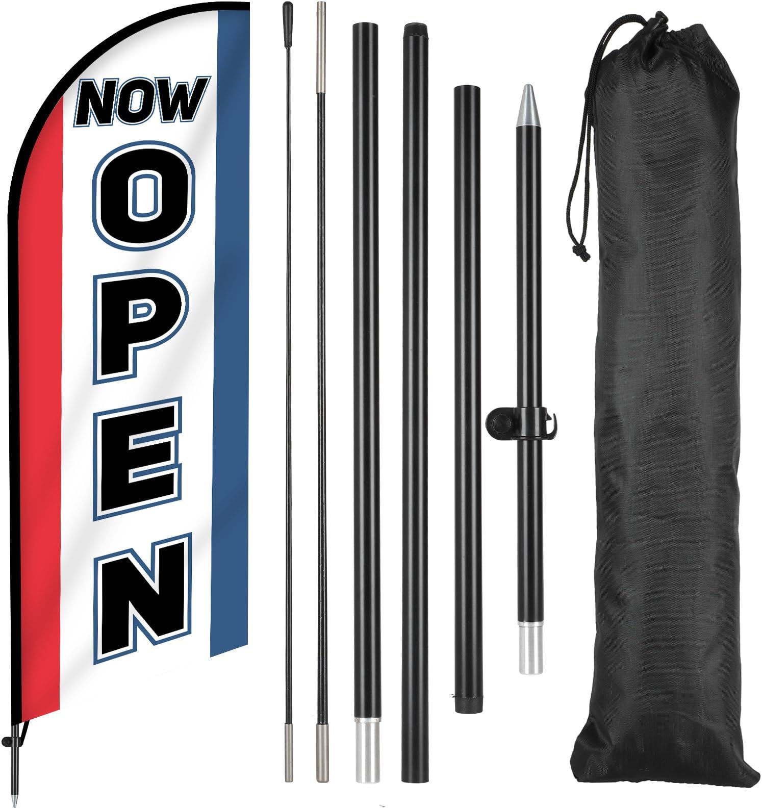 Amazon.com : Quality Standard Flags Open Patriotic Super Flag, 11.5 by ...