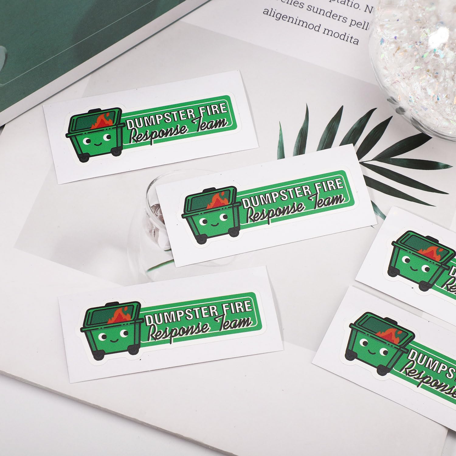 Snapklik.com : 5pcs Fire Meme Stickers, Dumpster And Fire Response Team ...