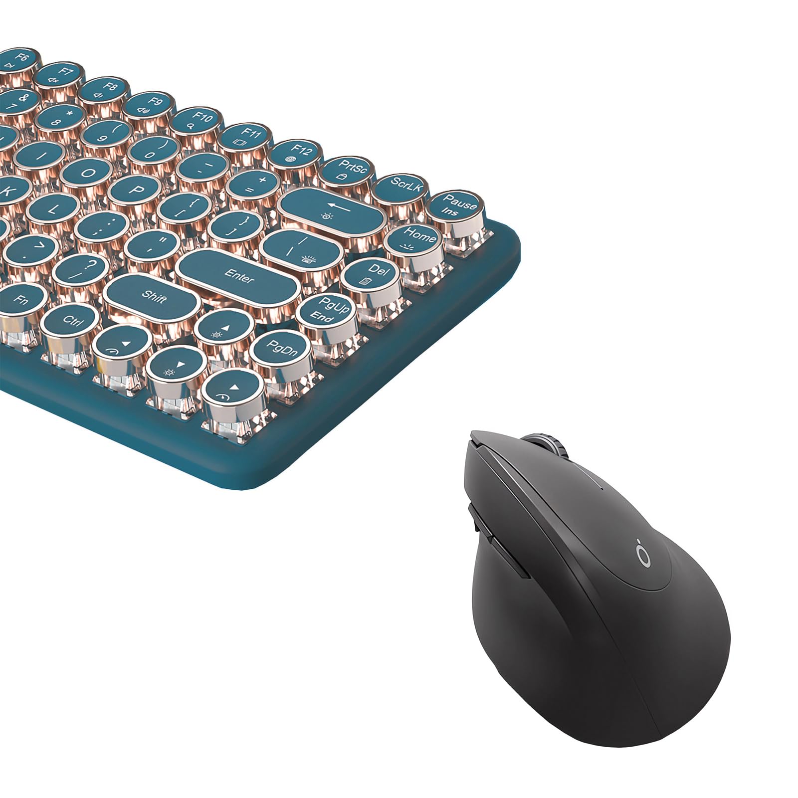 Amazon.com: TISHLED Tri-Mode Typewriter Style Mechanical Gaming ...