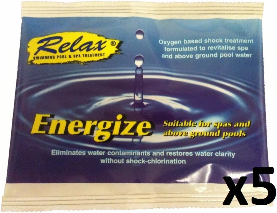 RELAX Energize Shock Treatment Hot Tub Pool Spa Oxidiser Energise ...