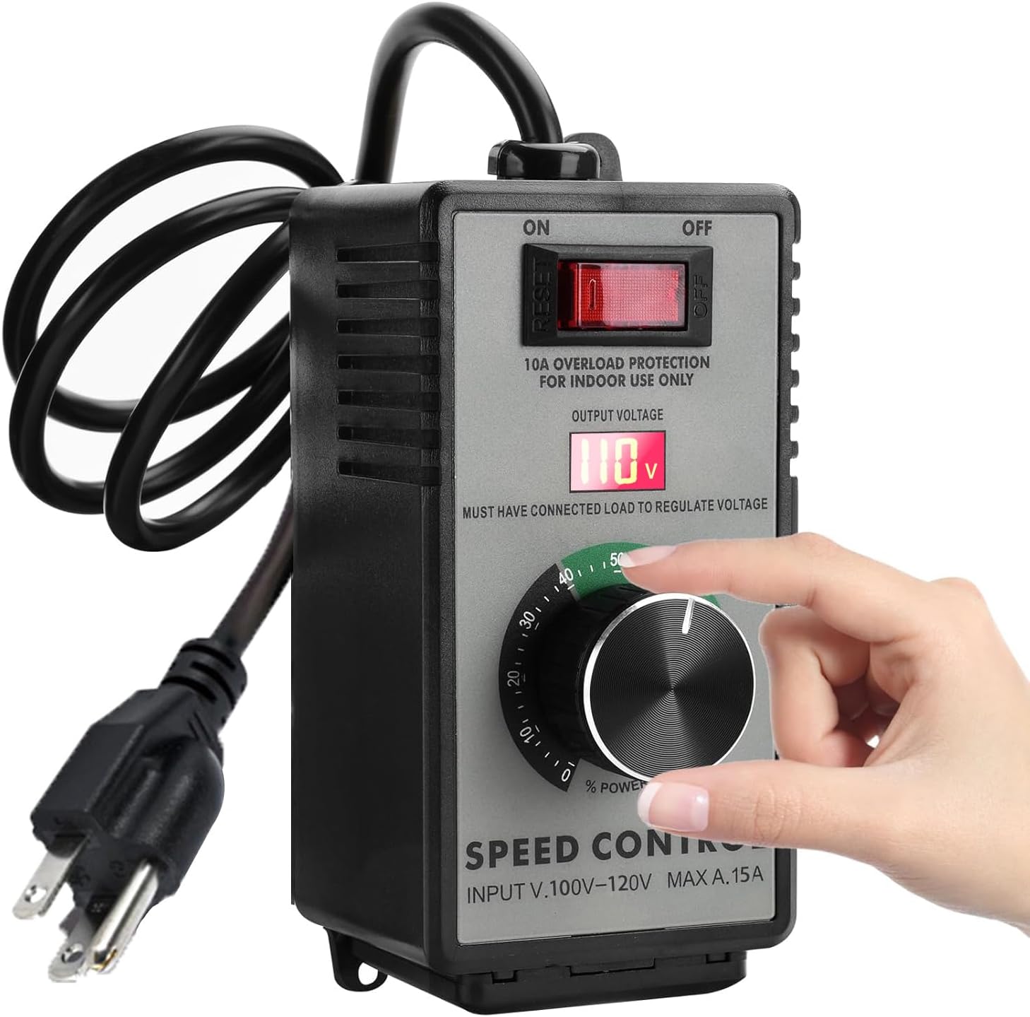 Amazon.com : Diymore AC Motor Speed Controller 120V 15A 4000W Variable ...